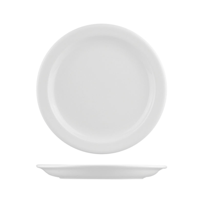 L.F Narrow Rim Round Plates – Long Fine
